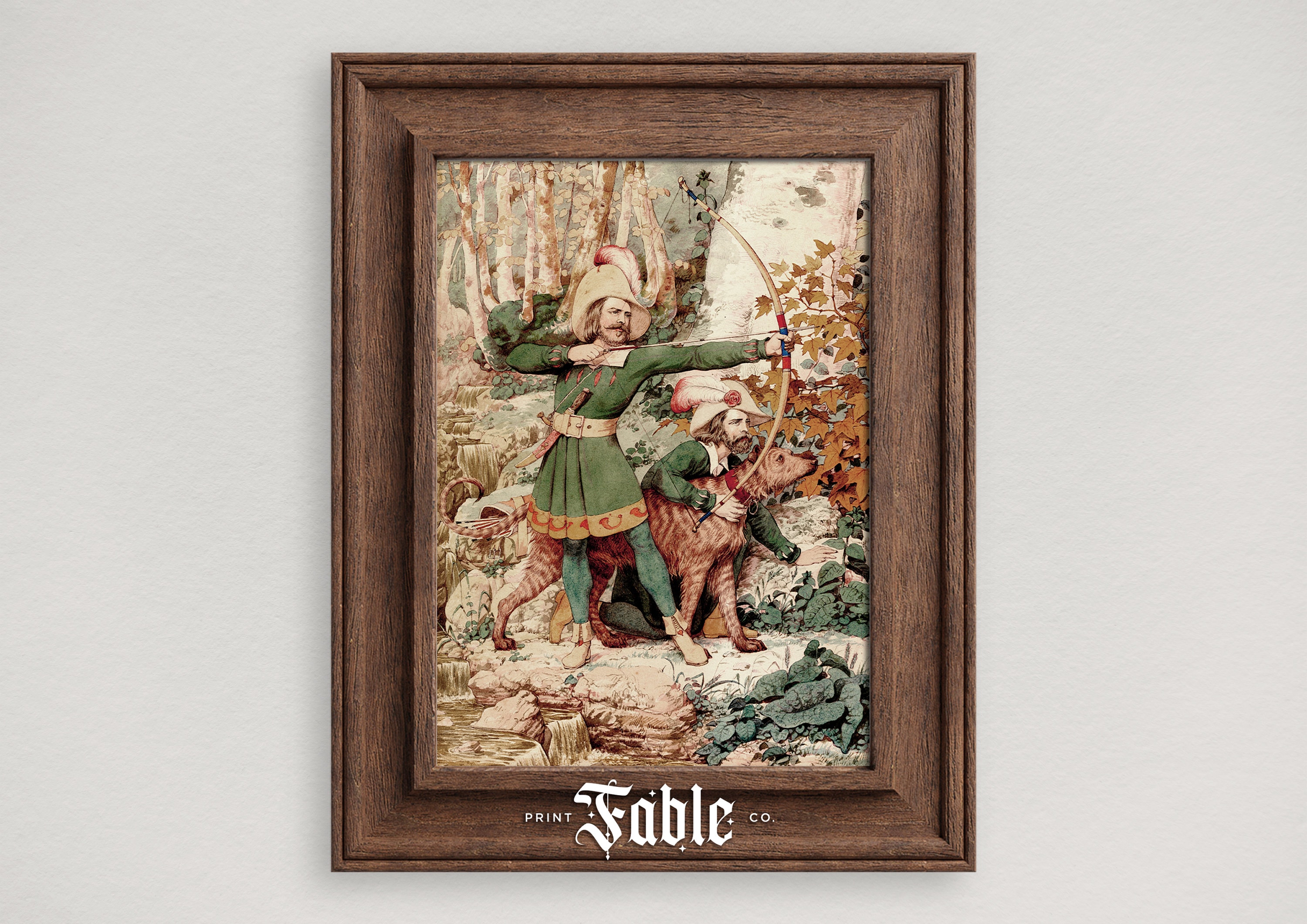 Robin Hood | Vintage Robin Hood Illustration | Printable Art | Digital ...