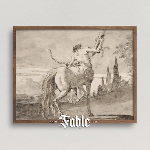 The Centaur | Printable Mythical Creature Art | Ancient Greek Wall Art ...