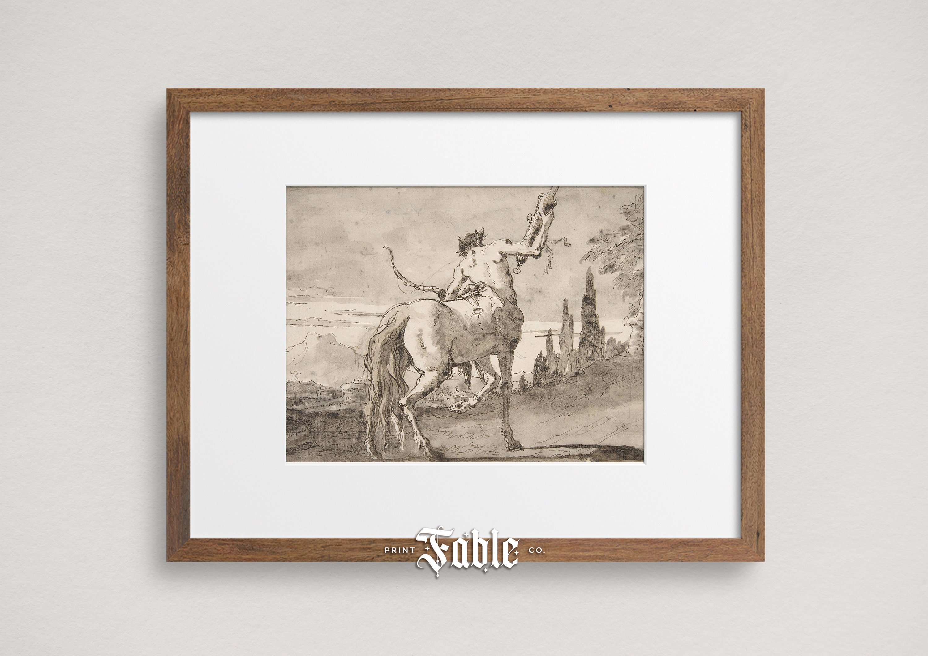 The Centaur | Printable Mythical Creature Art | Ancient Greek Wall Art ...