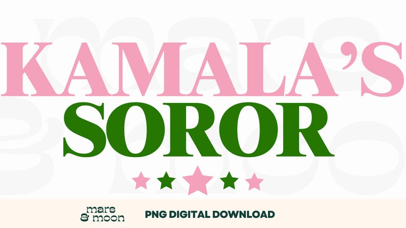 Kamala's Soror png, Kamala Harris png, Elección 2024 png, También ...