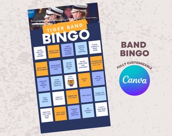 Marching Band Bingo - Etsy
