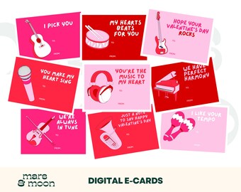 Music Puns Valentine - Etsy