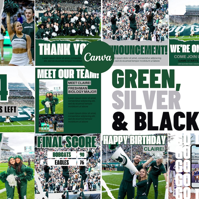 Football Program Ad Template - Etsy