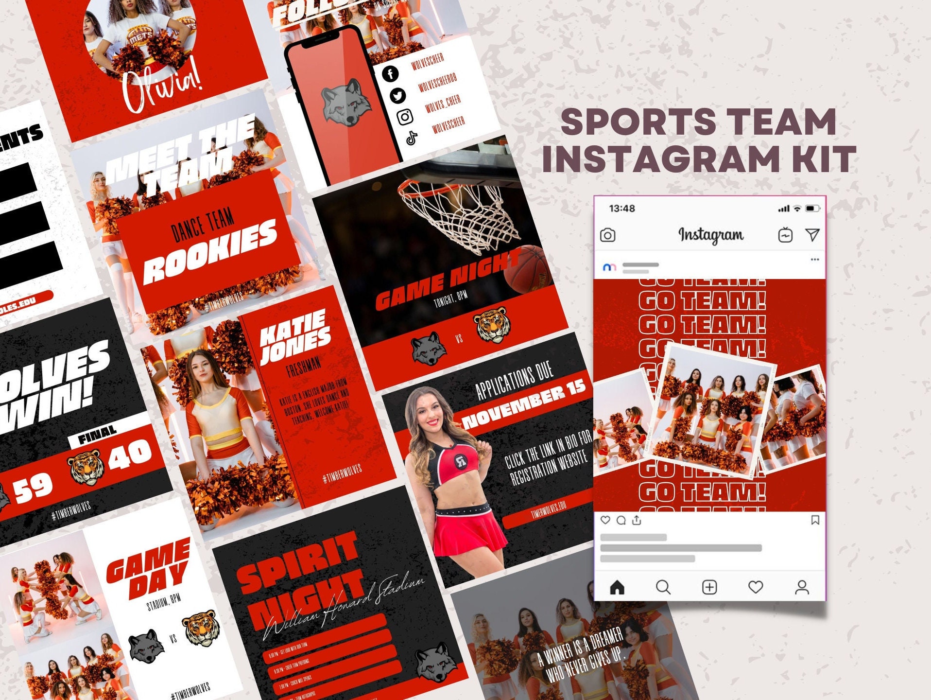 Sports Recruiting Flyer Template - Etsy