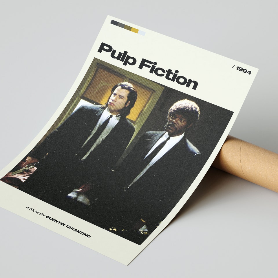 Pulp Fiction |Movie Poster Print, Movie Wall Art, Movie Prints, Film ...