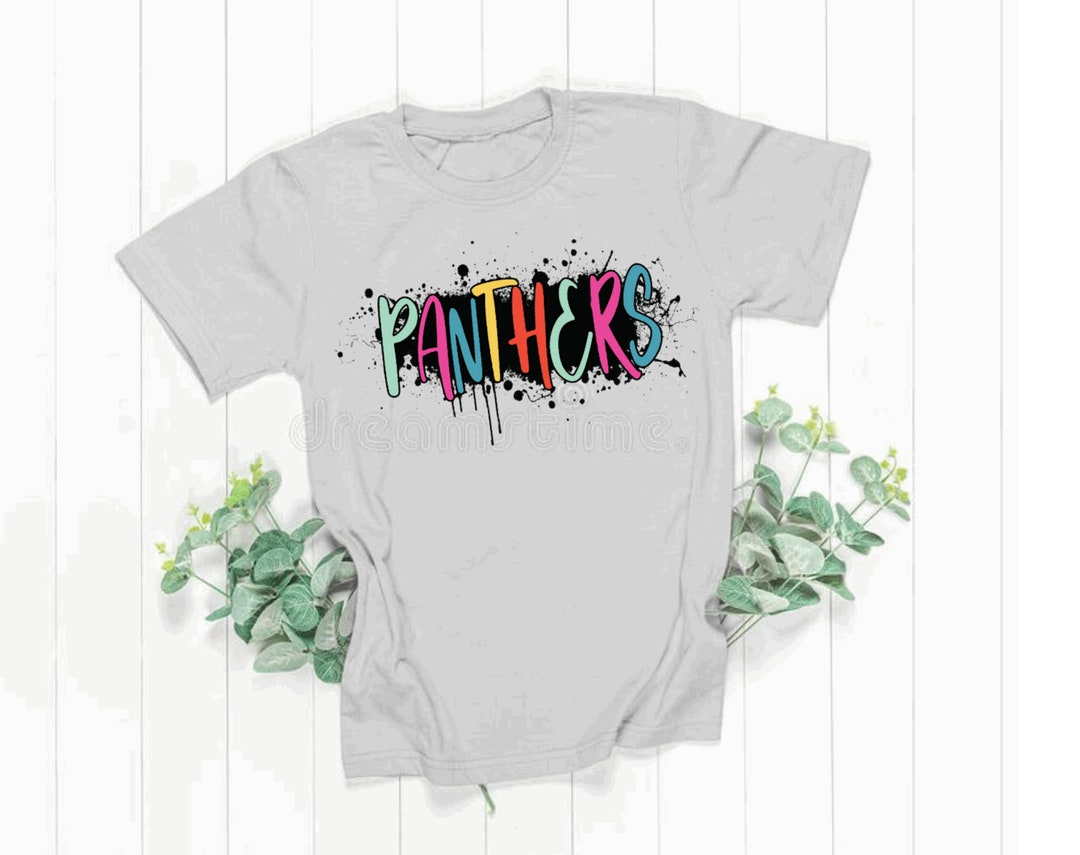 Panthers, Splatter Paint, Graffiti, Retro, Instant Download, School ...