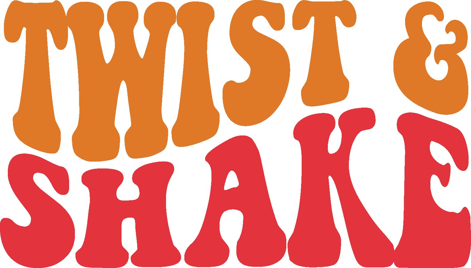 Twist and Shake Wavy Retro Svg Sublimation Png - Etsy