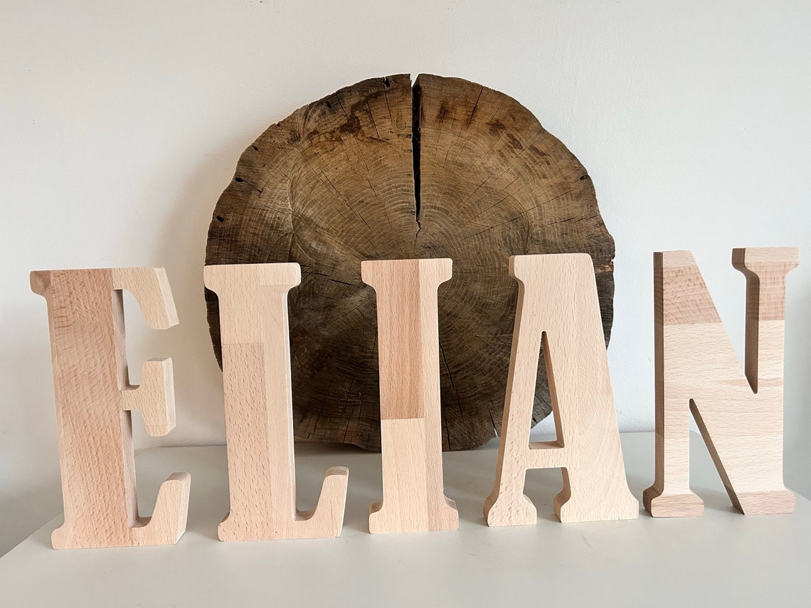 Personalized Wooden Lettering for Wall Decoration - Wedding and ...