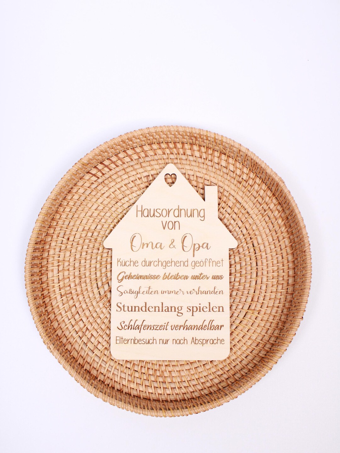 Personalized Wooden Sign: Grandma and Grandpa's House Rules, Family ...