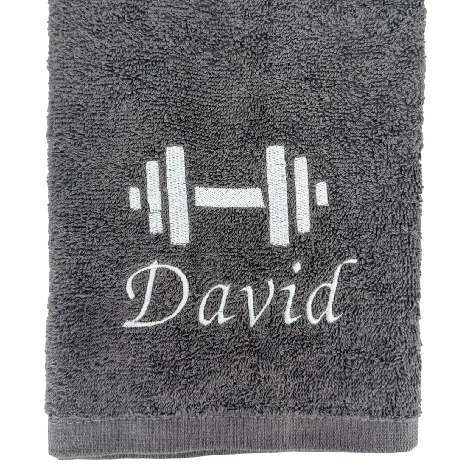 Personalized Gym Towel With Embroidered Name or Text, Personalized ...
