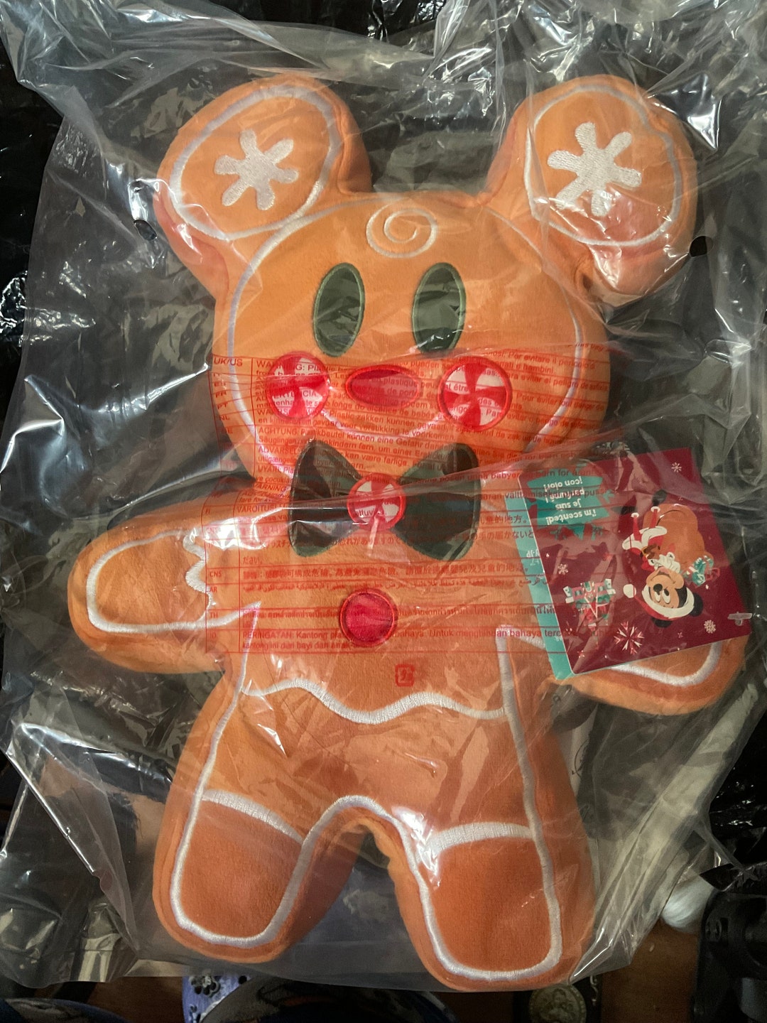 Disney Mickey Scented Gingerbread Plush 12 in H - Etsy