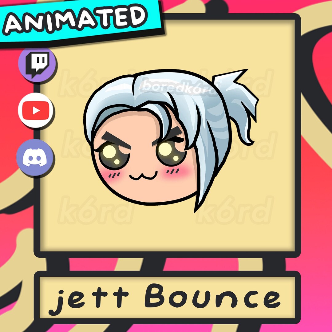 ANIMATED Jettbounce Emote Twitch Emote, Youtube Emote, Discord Emote ...