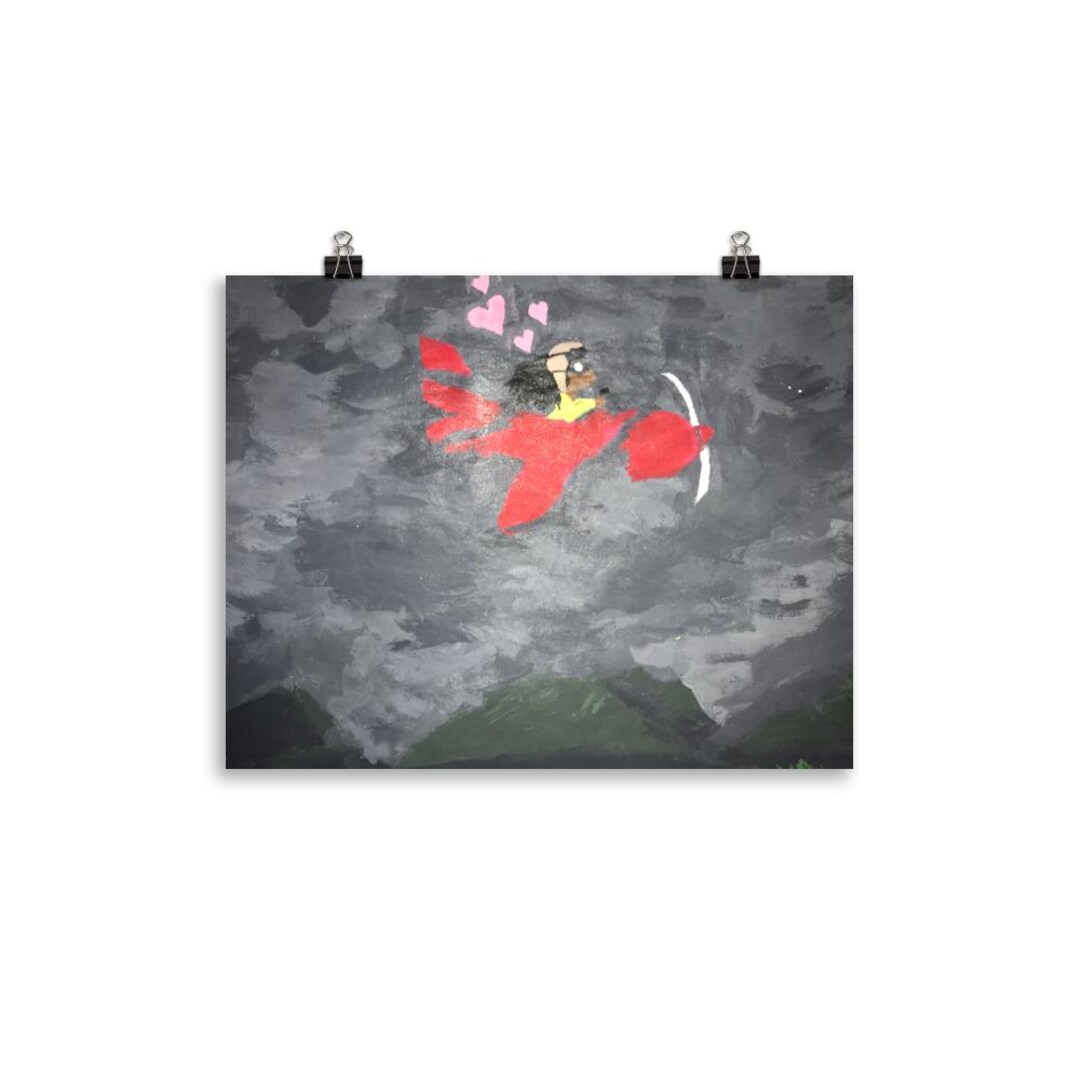 Flight Risk Painting Printed on Poster - Etsy