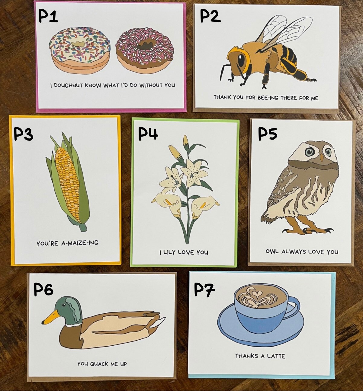 Punny Cards Bundle - Etsy