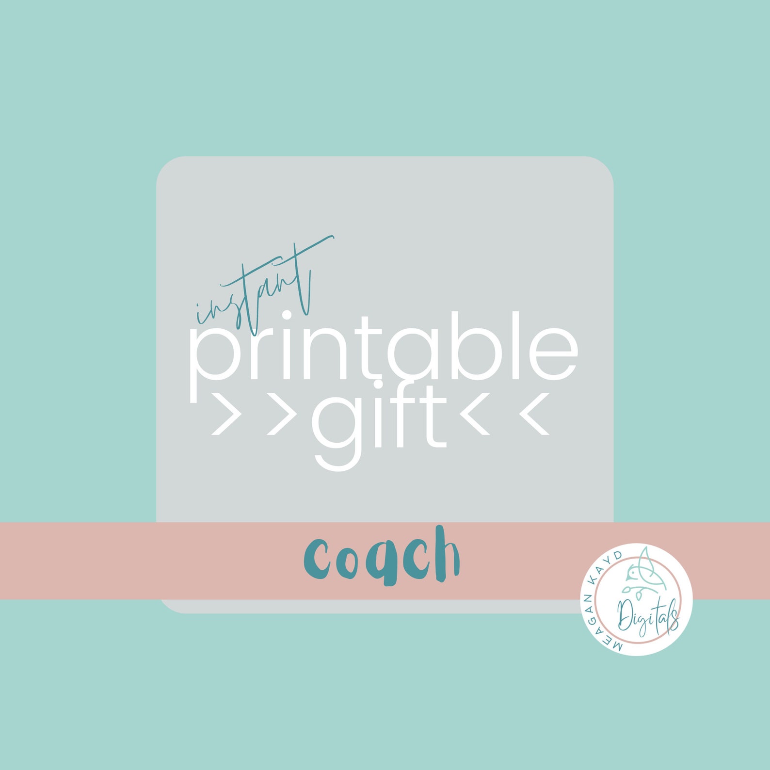 Coach Gift, Thank You Cheer Coach Print, Cheer Coach Retirement Gift ...