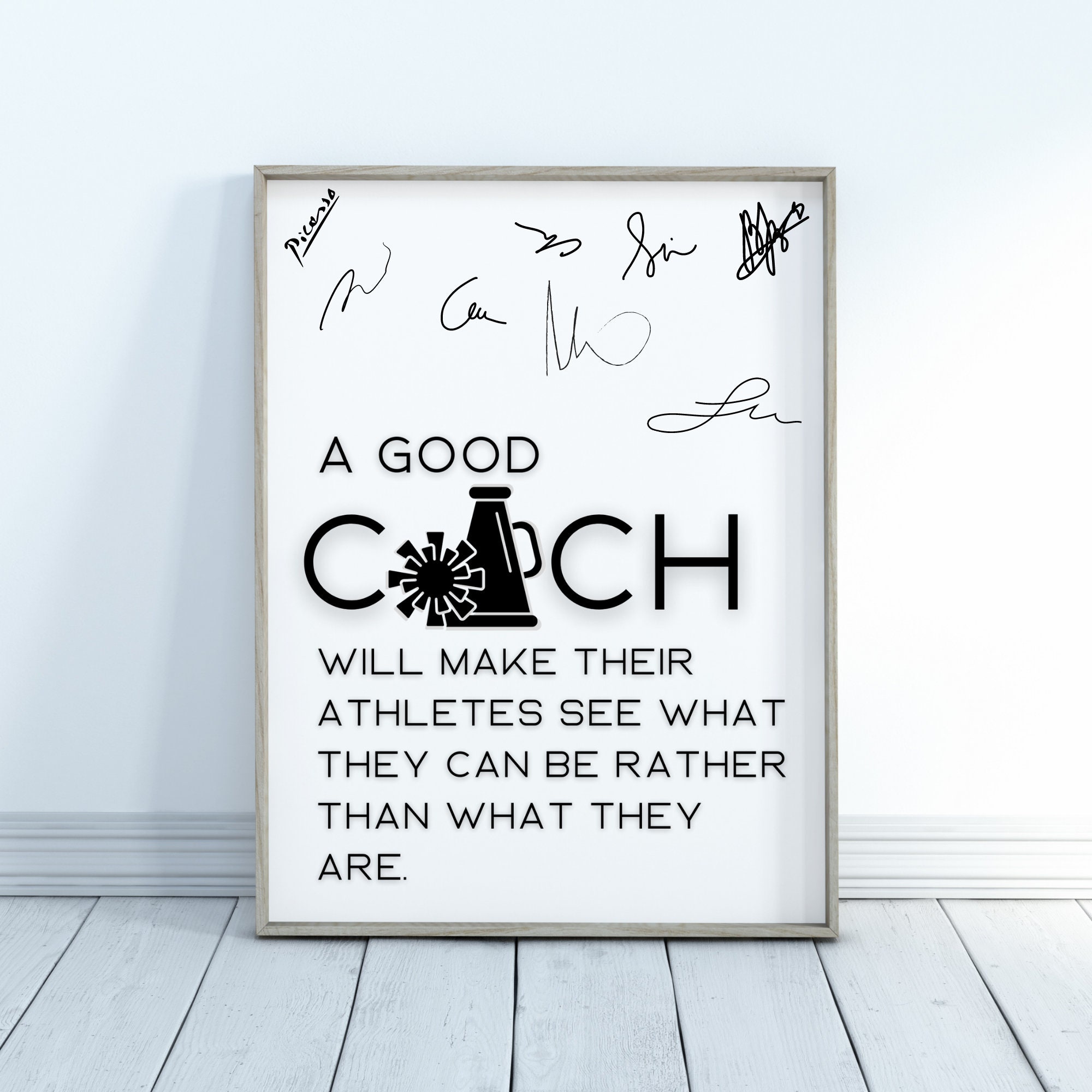 Coach Gift, Thank You Cheer Coach Print, Cheer Coach Retirement Gift ...