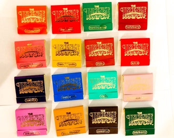 Floral Match Set 4 Incense Matches & Burner Incense Matches Scented ...