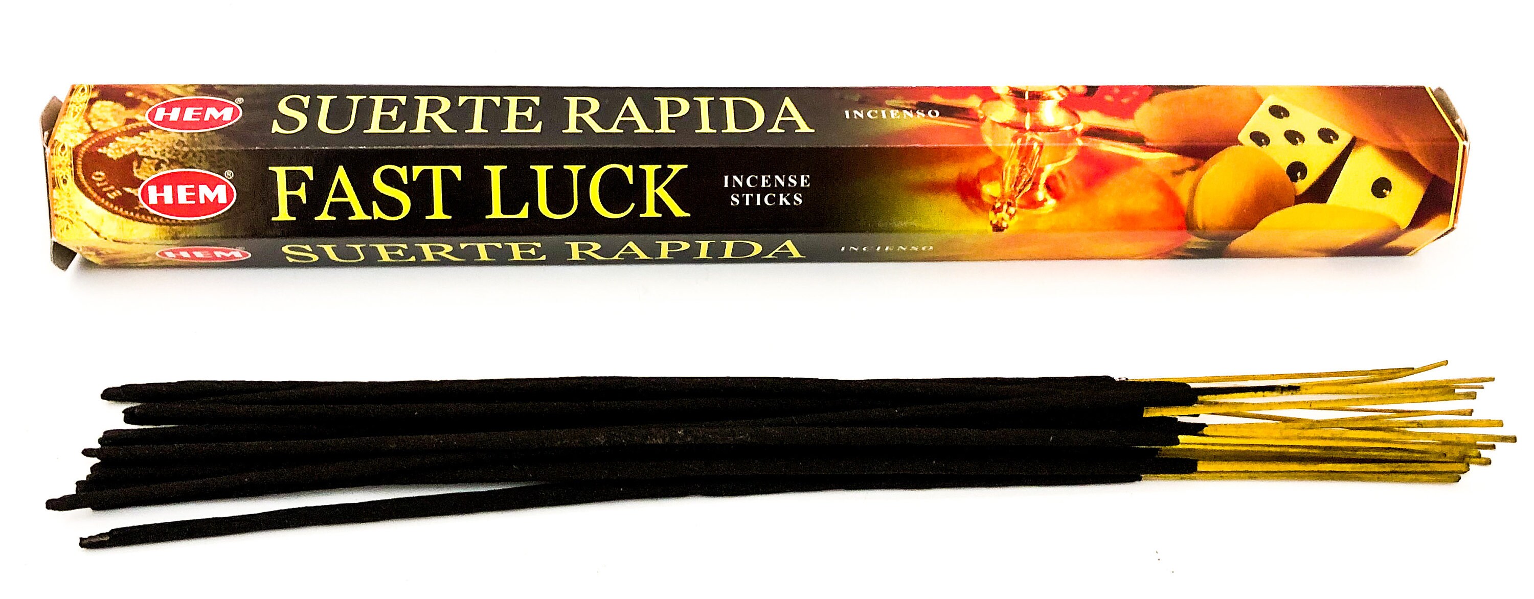 Hem FAST LUCK Incense Sticks Choose From 20, 40, 60, 100, 140, 180 or ...