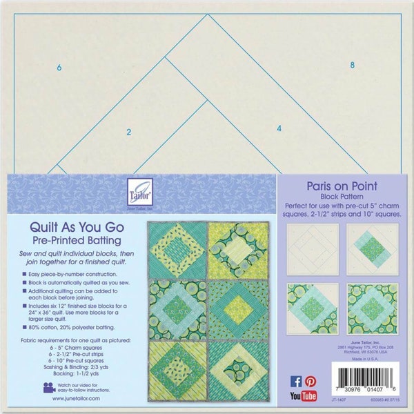 Quilt as You Go Patterns - Etsy