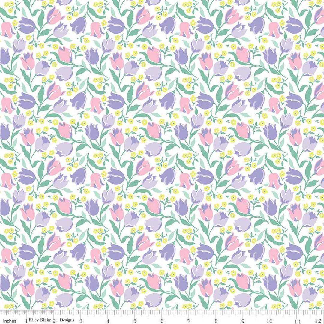 London Parks Tulip Triumph B by Liberty Fabrics Yardage - Etsy