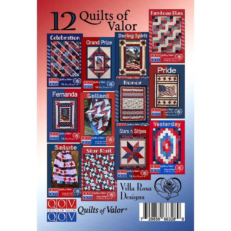 12 Quilts of Valor by Villa Rosa Designs - Etsy