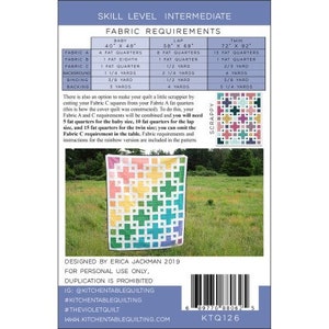 The Violet Quilt Pattern by Erica Jackman for Kitchen Table Quilting - Etsy