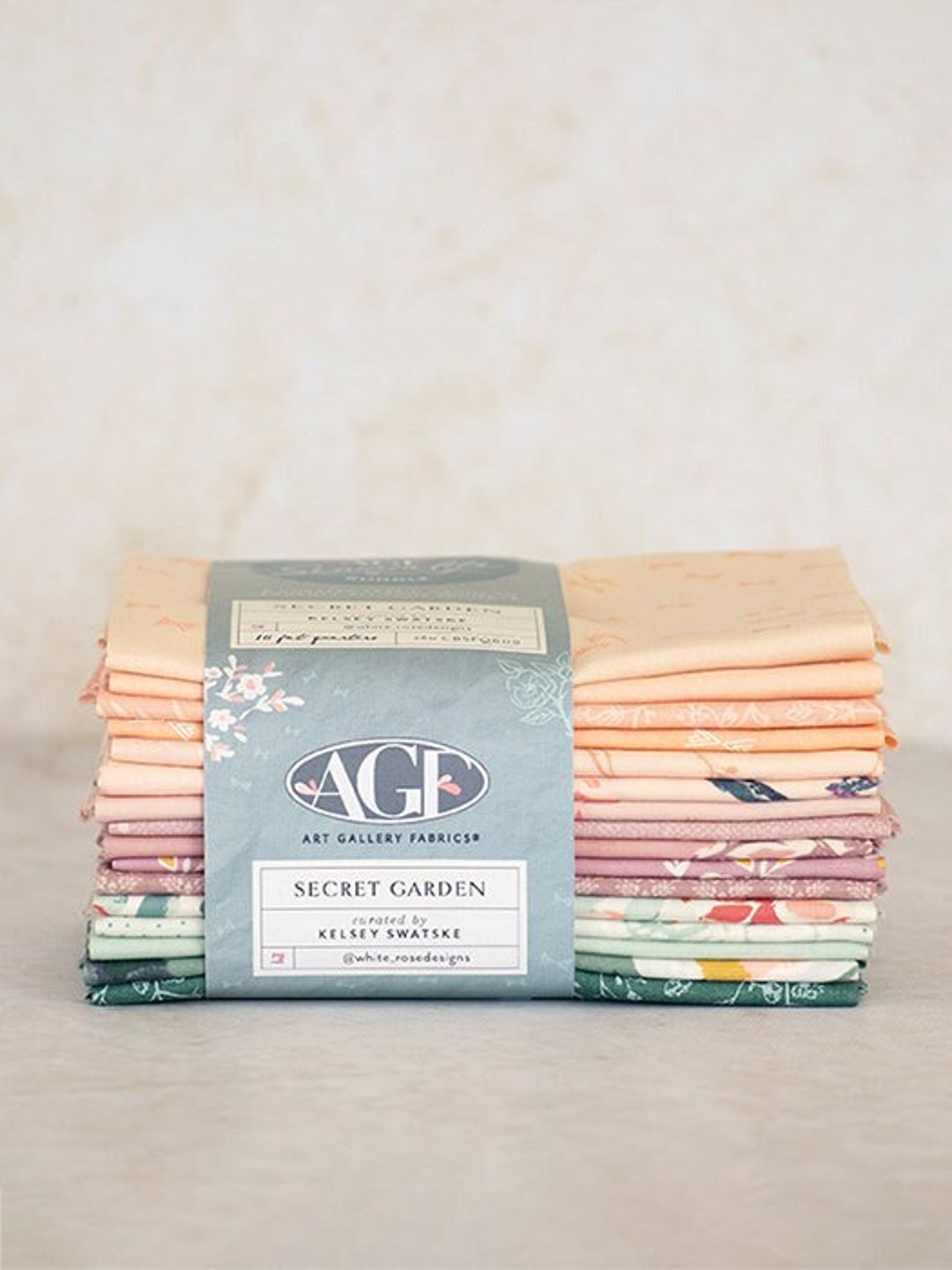 Secret Garden AGF Sewcialites Bundles 16 Piece Fat Quarter Bundle ...