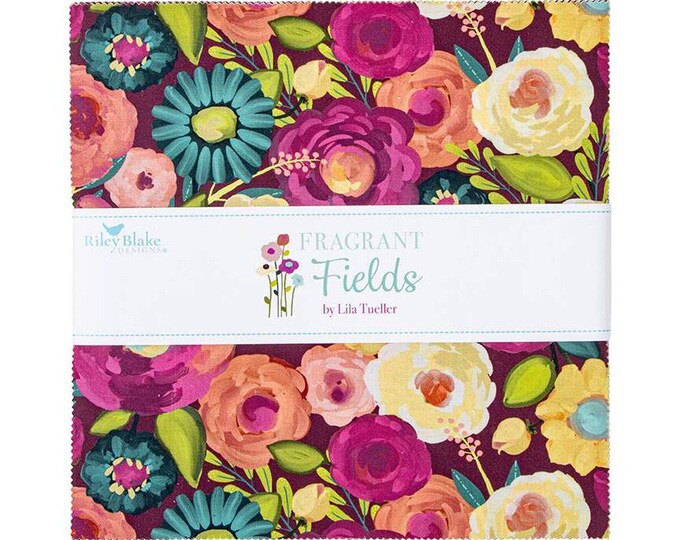 Fragrant Fields 10" Stacker by Lila Tueller for Riley Blake Designs - Etsy