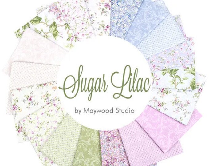 Sugar Lilac Fat Quarter Bundle by Maywood Studio 18 Fat Quarters - Etsy