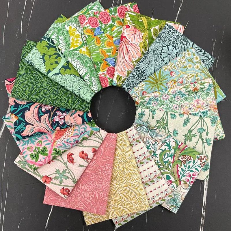 Morris & Co Fabric Bundles - Etsy UK