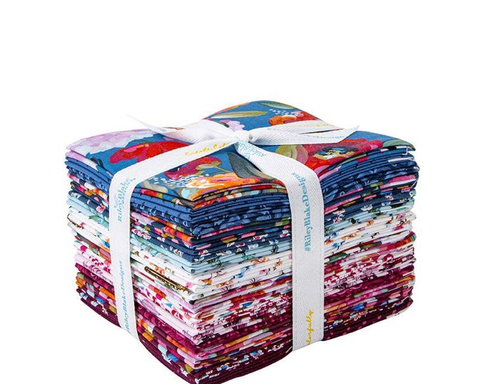 Poppies & Plumes Fat Quarter Bundle Collection by Lila Tueller for ...
