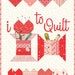 Sandy Gervais I Love to Quilt Wall Hanging Pattern - Etsy