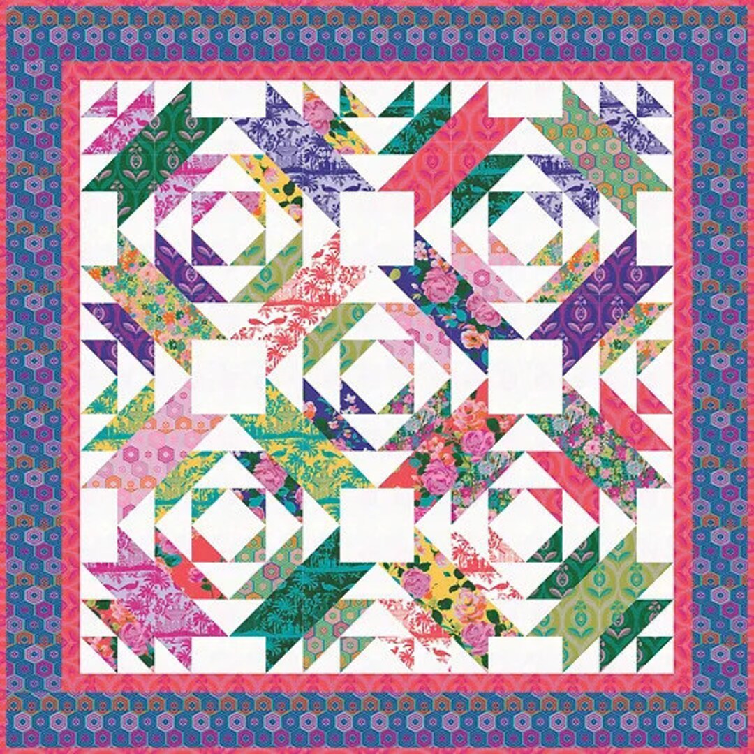 Lovely Day by Jennifer Paganelli Ananas Party Kwik Kit 240 Teile Quilt ...