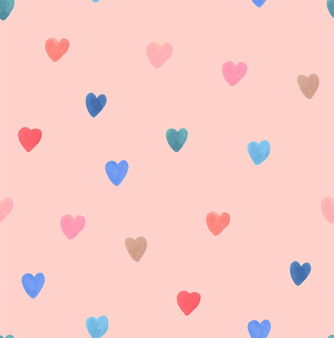 Lewis & Irene Wee Blue Bell Secret Garden Little Love Peach - Etsy