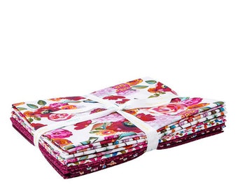 Poppies & Plumes Fat Quarter Bundle Collection by Lila Tueller for ...