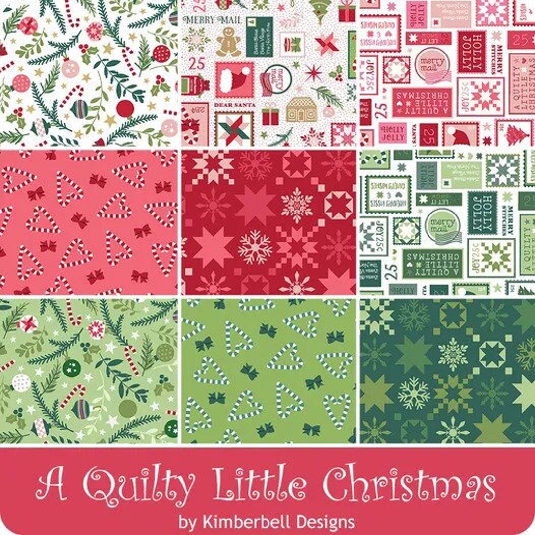 A Quilty Little Christmas Fat Quarter Bundle Kimberbell Designs for ...
