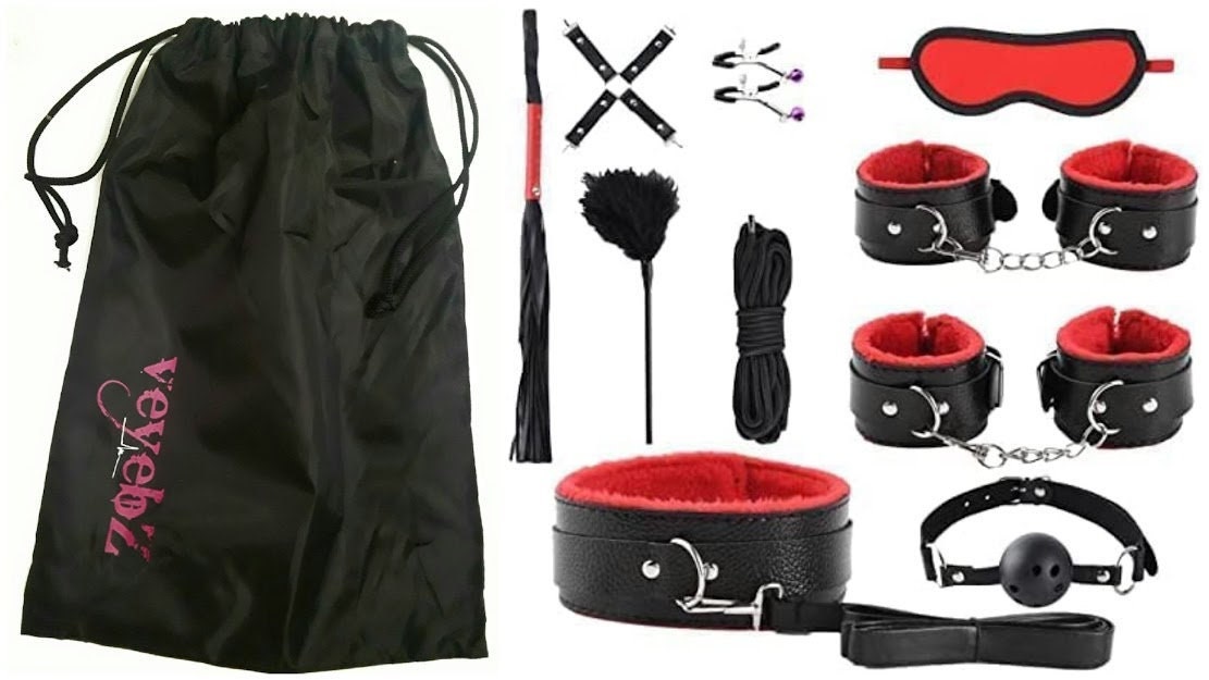 Beginners 13-piece Bondage Restraint Kit Bdsm, W/ Rope, Wrist & Ankle ...