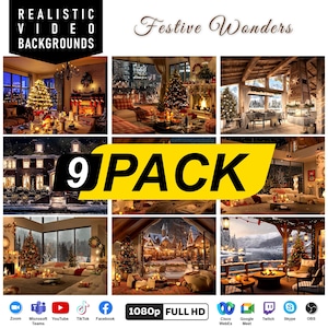 Festive Wonders | HD | Video Backgrounds | Video Backdrop | Teams ...