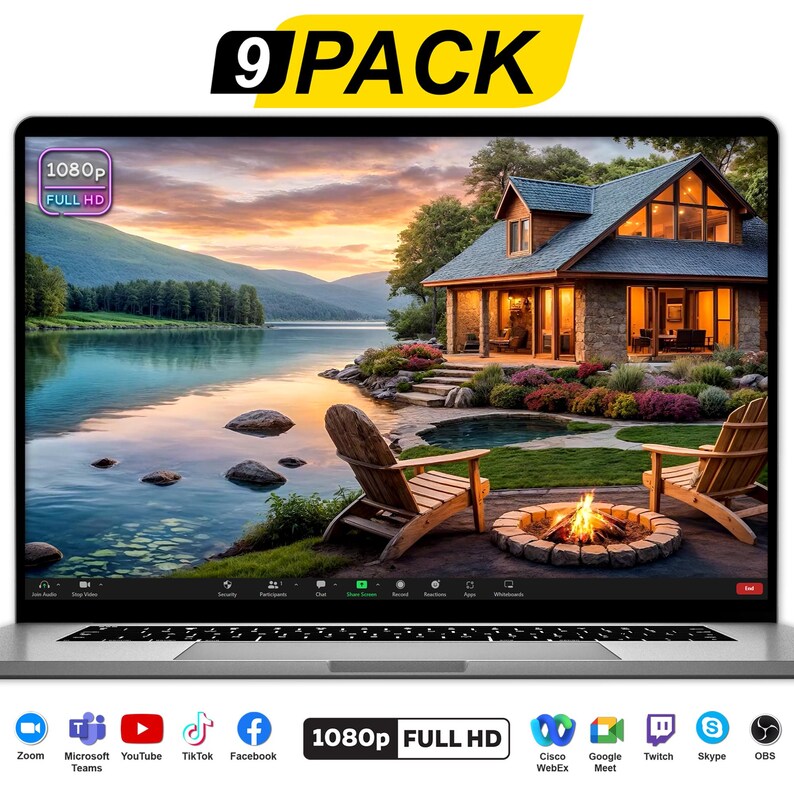 Tranquil Waters | HD | Video Backgrounds | Video Backdrop | Teams ...