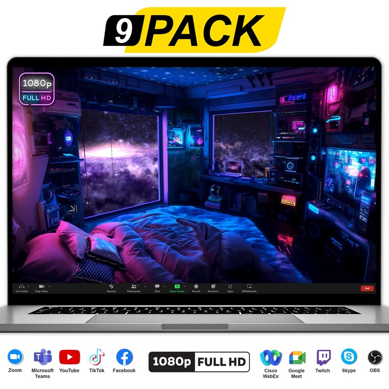 Galactic Starfield | Video Backgrounds | Teams Background | Animated ...