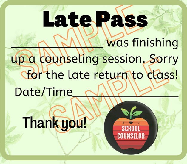 Pass To See Counselor