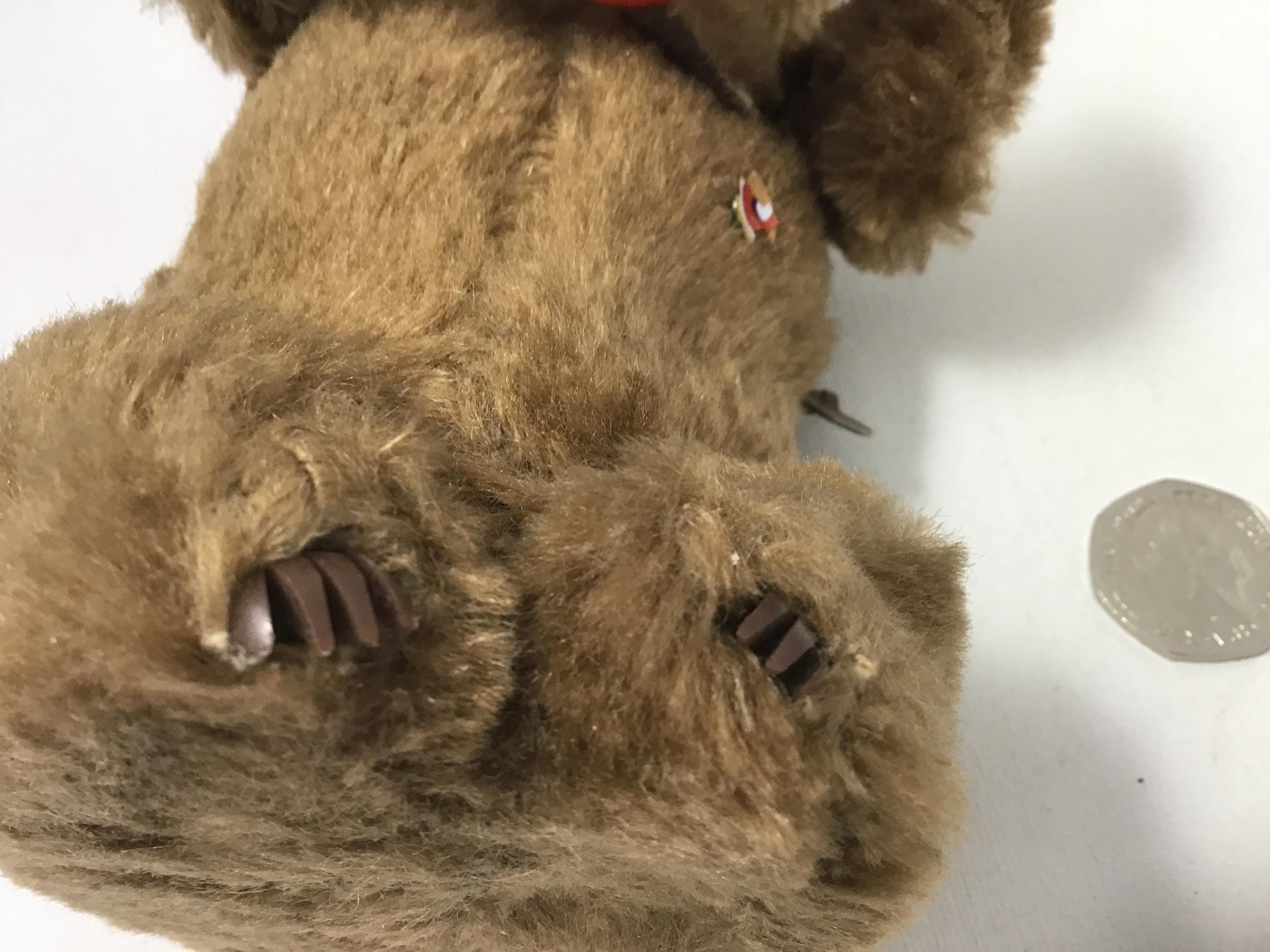 Vintage Original 1950s Wind up Bear, Growling,moving Head, Playing With ...