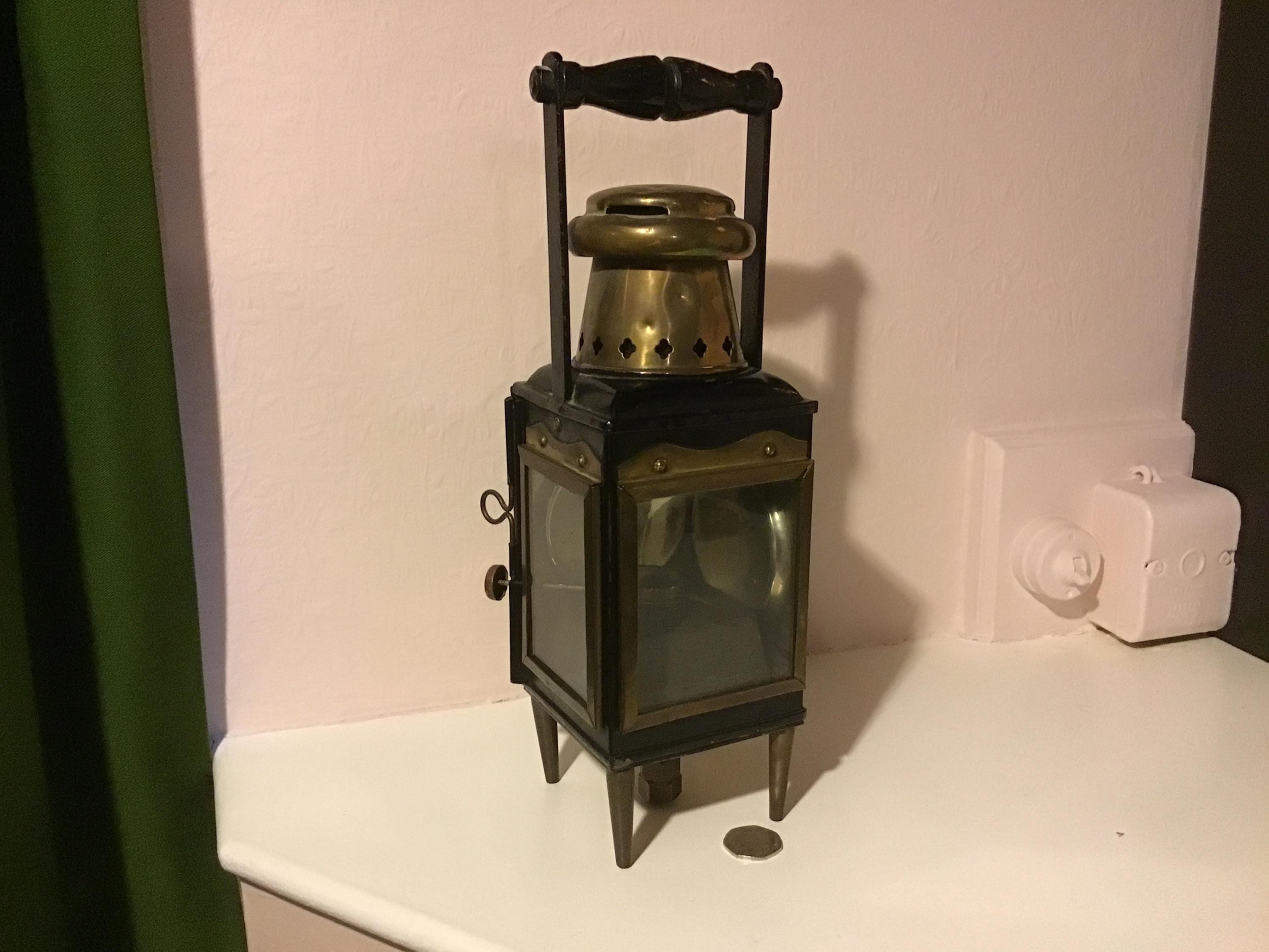 Vintage 1940s.rare Hanging Oil Lamp, Lantern, Traction Engine, Railway ...