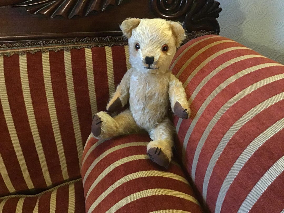 Vintage 1940s Chiltern Hugmee, Flat Face, Mohair Teddy Bear. - Etsy