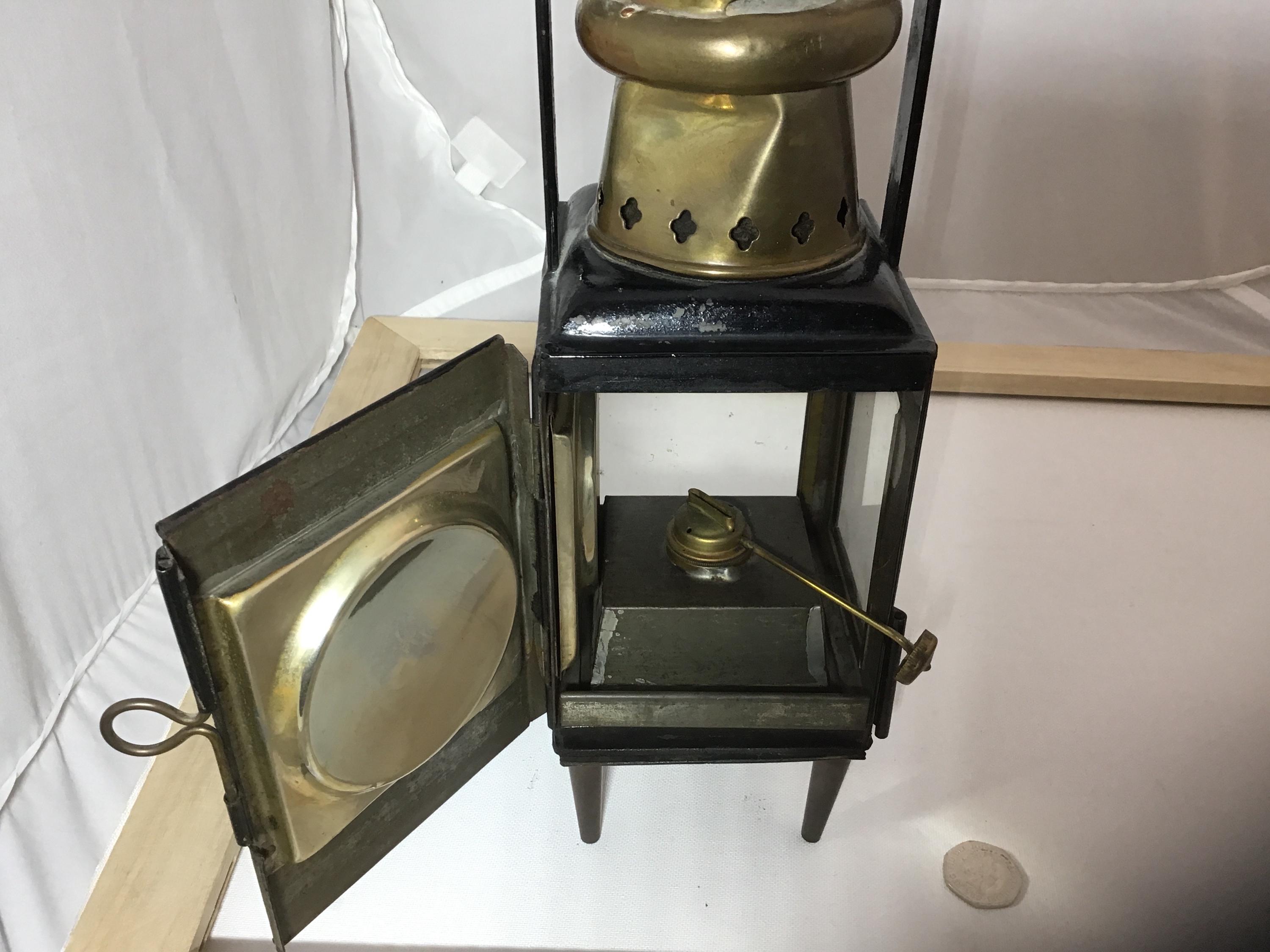 Vintage 1940s.rare Hanging Oil Lamp, Lantern, Traction Engine, Railway ...