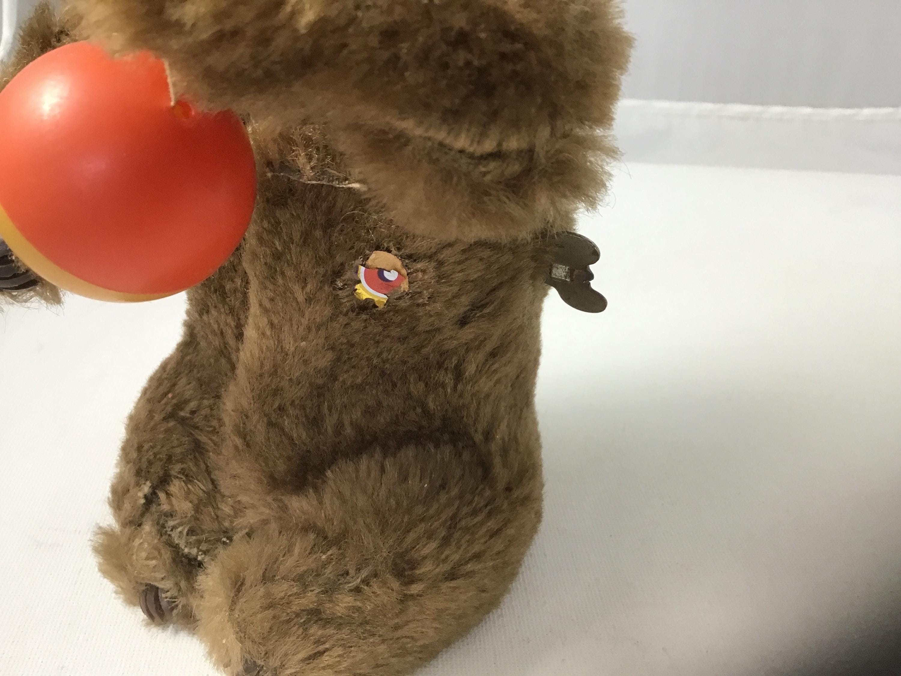 Vintage Original 1950s Wind up Bear, Growling,moving Head, Playing With ...