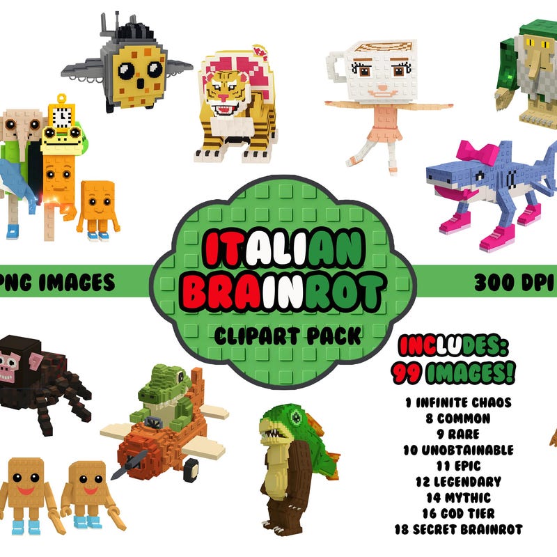 Steal a Brainrot Drawings - Etsy