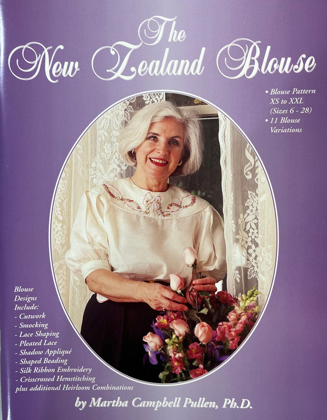 Martha Pullen the New Zealand Heirloom Blouse Sewing Pattern Multi-size ...