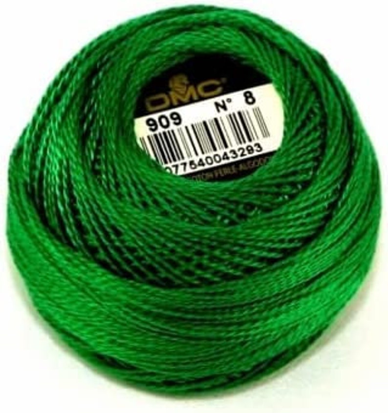 DMC Pearl Perle Cotton Mercerized Thread 10 Gram Ball Size 8 You Pick ...