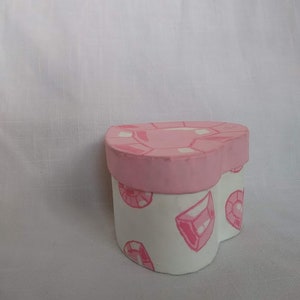 Heart Shaped Diamond Box - Etsy